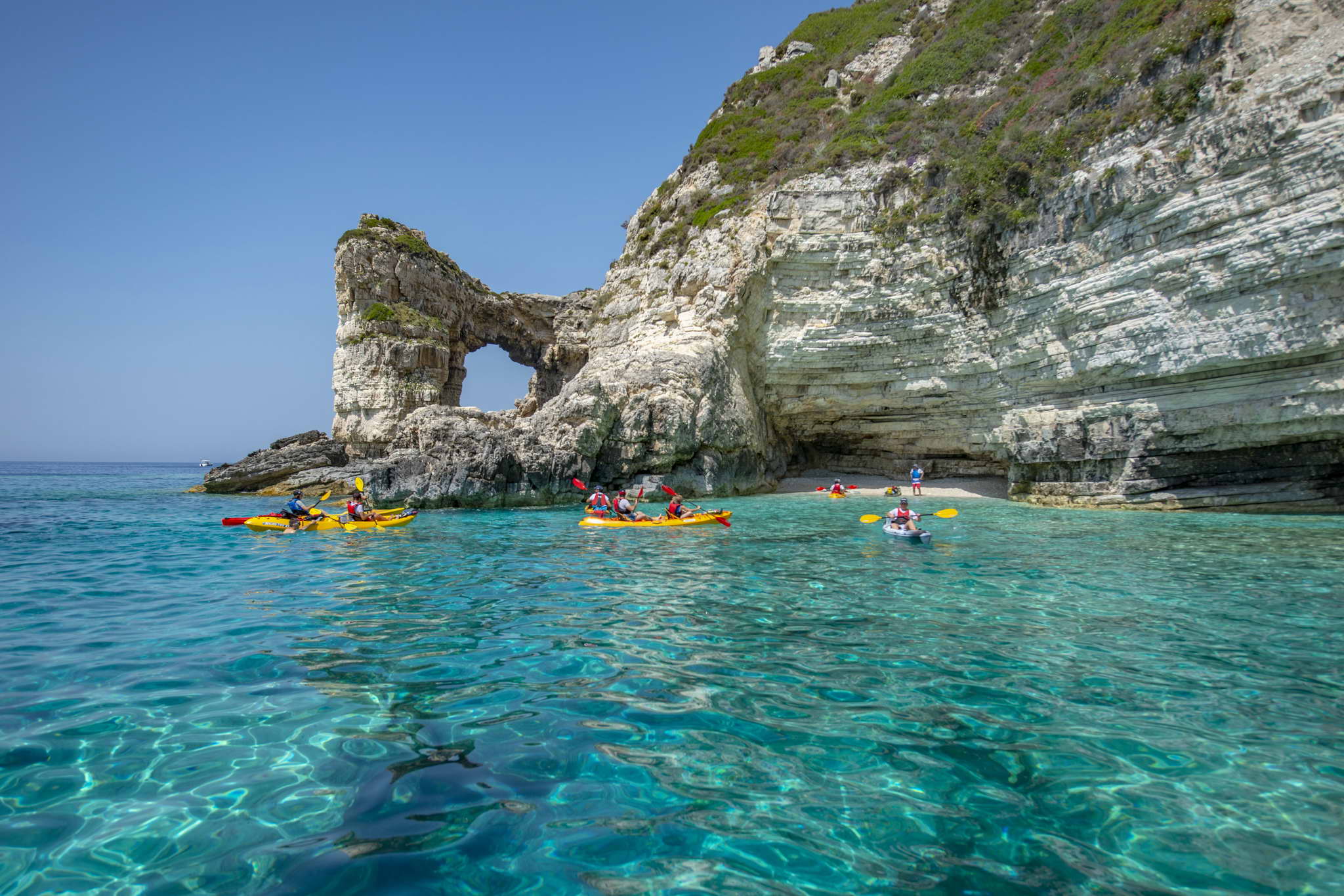 Kayak tour Paxos - The Thinking Traveller